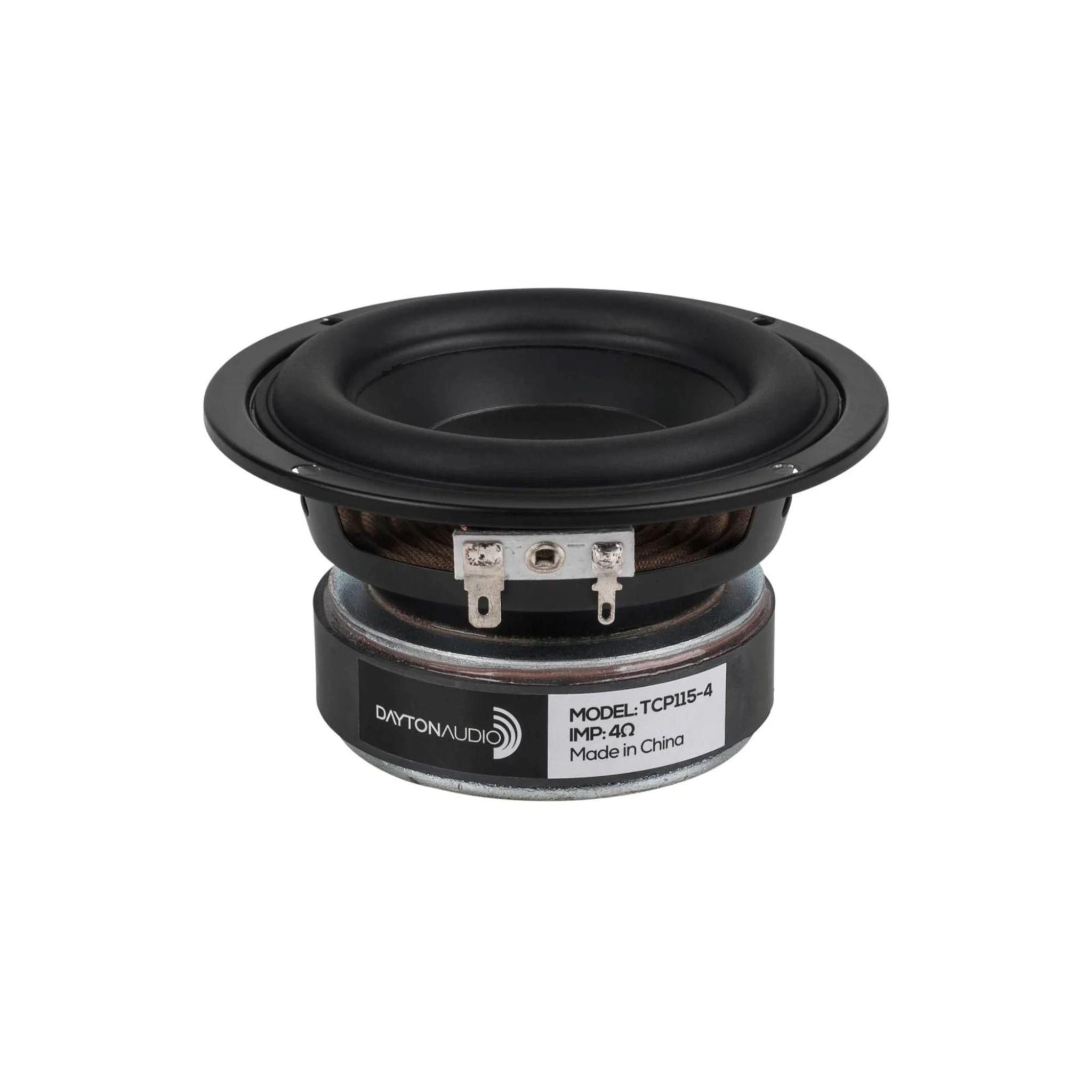 Dayton Audio TCP115-4 4" Treated Paper Cone Woofer